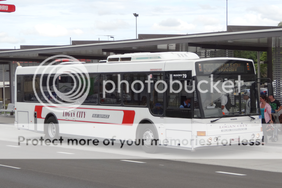 Logan City Bus Service - a few old Bustechs in route service