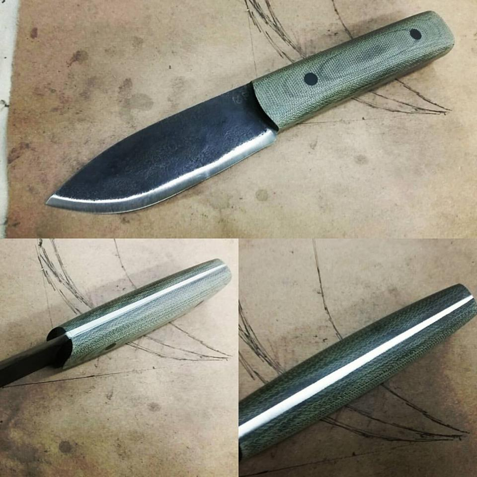 FS: MP Knives Classic, Forged, OD Canvas, Carbon Fiber | Bushcraft USA ...